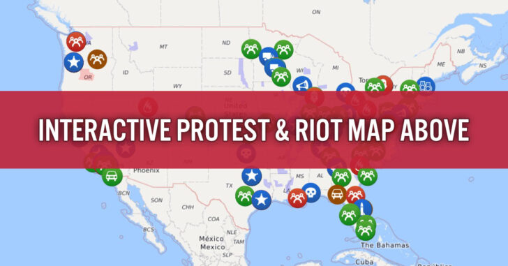 George Floyd : Carte interactive des émeutes et manifestations aux USA ...