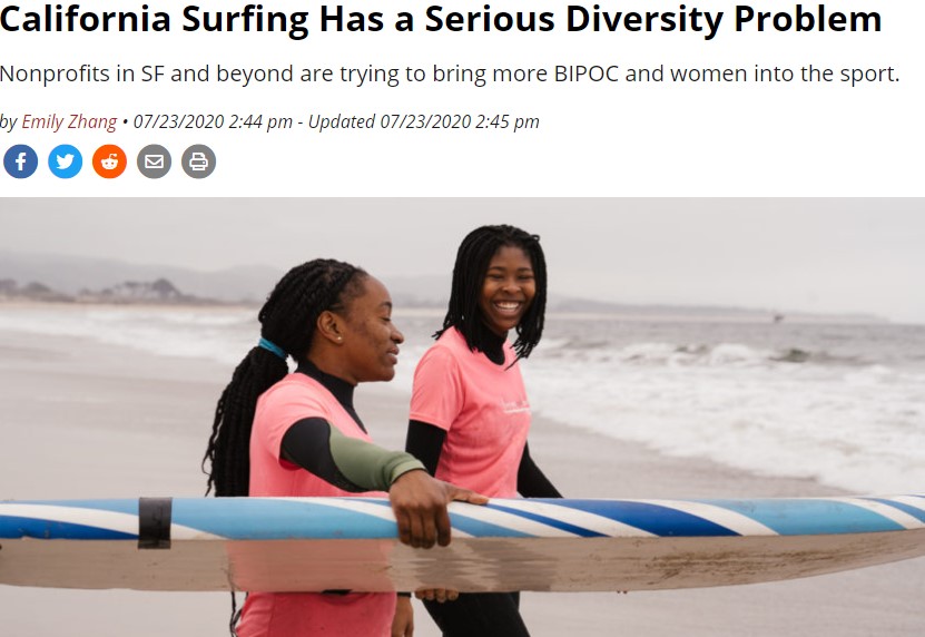 États-Unis : "en Californie le surf a un sérieux problème de diversité ...