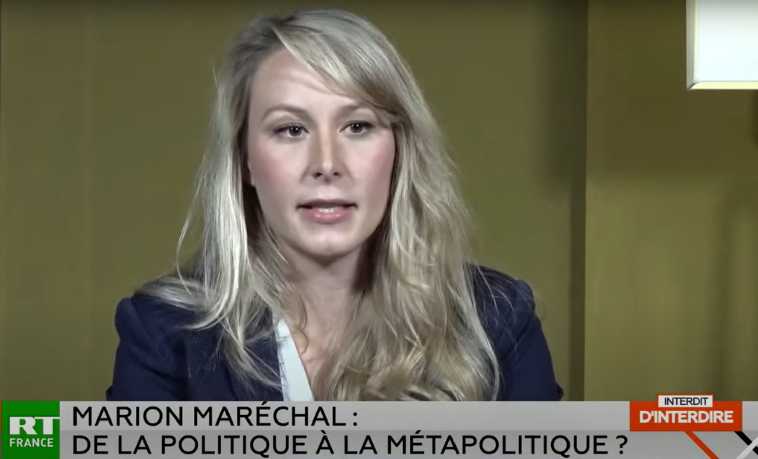 Marion Maréchal : « La société multiculturelle c’est le terme poli pour ...