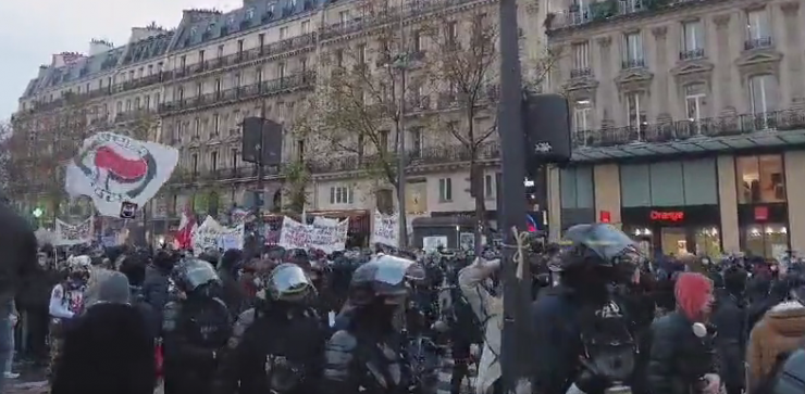Paris : La manif antifa contre les violences d'extrême-droite vire à l ...