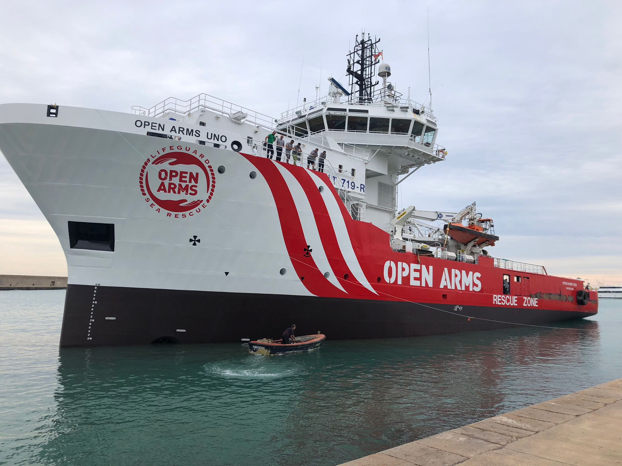 L'ONG Open Arms prêt à prendre la mer avec son nouveau navire amiral d ...