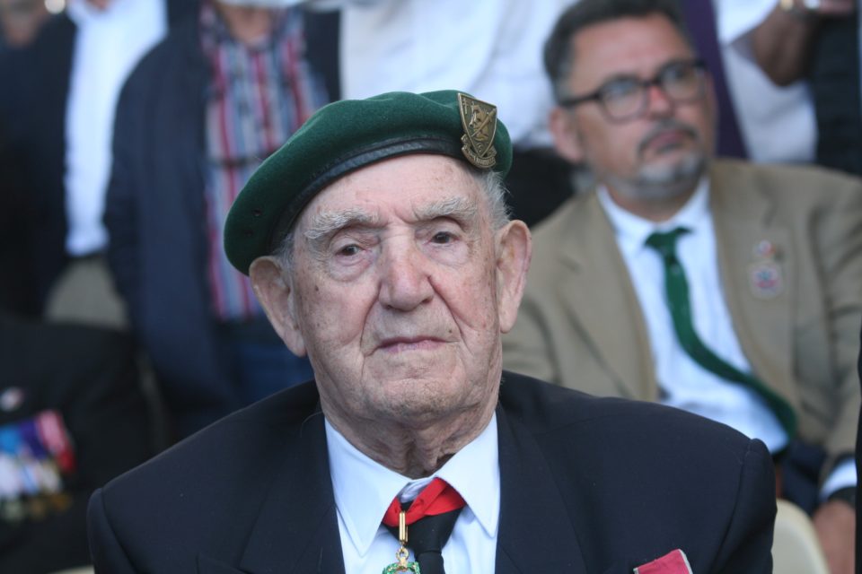 Léon Gautier, vétéran des 177 Français du Commando Kieffer et dernier ...