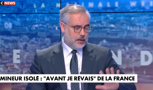Guillaume Bigot sur les associations qui aident les migrants mineurs ...