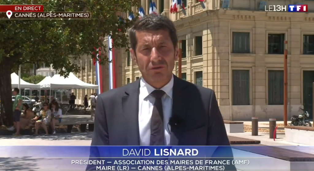 David Lisnard, maire de Cannes et Président de l'Association des Maires ...