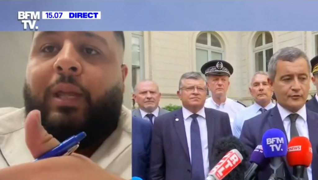 Salim El Jihad, président d'une association aidant notamment "les jeunes en difficultés", sur le ...