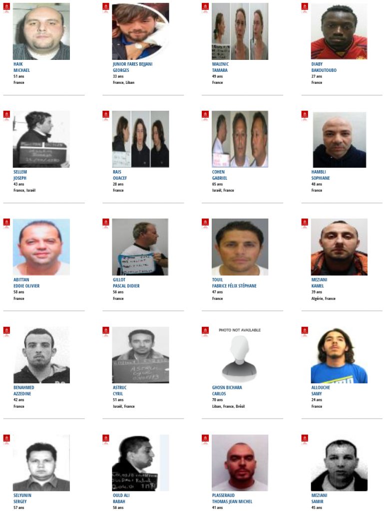 Une notice rouge d'Interpol déclenchée pour Mohamed Amra ; profils des ...