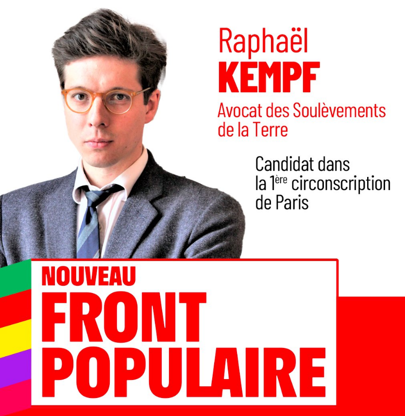 Raphaël Kempf, avocat des Soulèvements de la Terre et du frère d'Oussama Attar, commanditaire ...