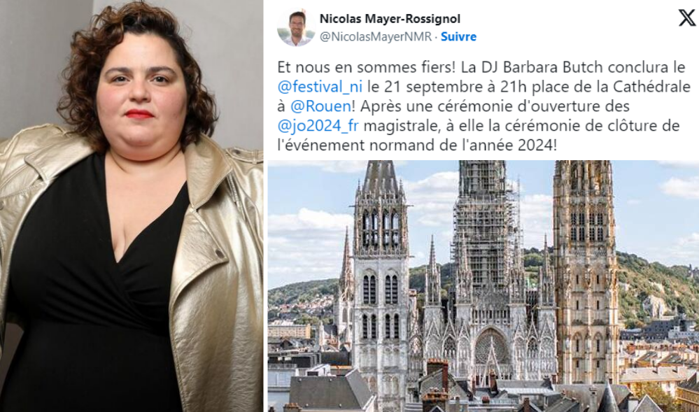 Barbara Butch, qui a parodié Jésus lors de la Cérémonie des JO, va ...