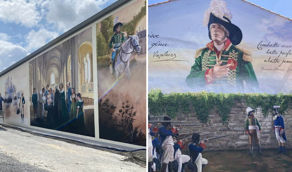 La Garnache (85) : une gigantesque fresque historique consacrée au ...