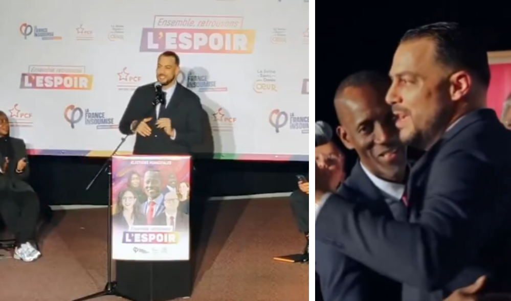 Sébastien Delogu pour la campagne de Bally Bagayoko, liste LFI PCF, à ...