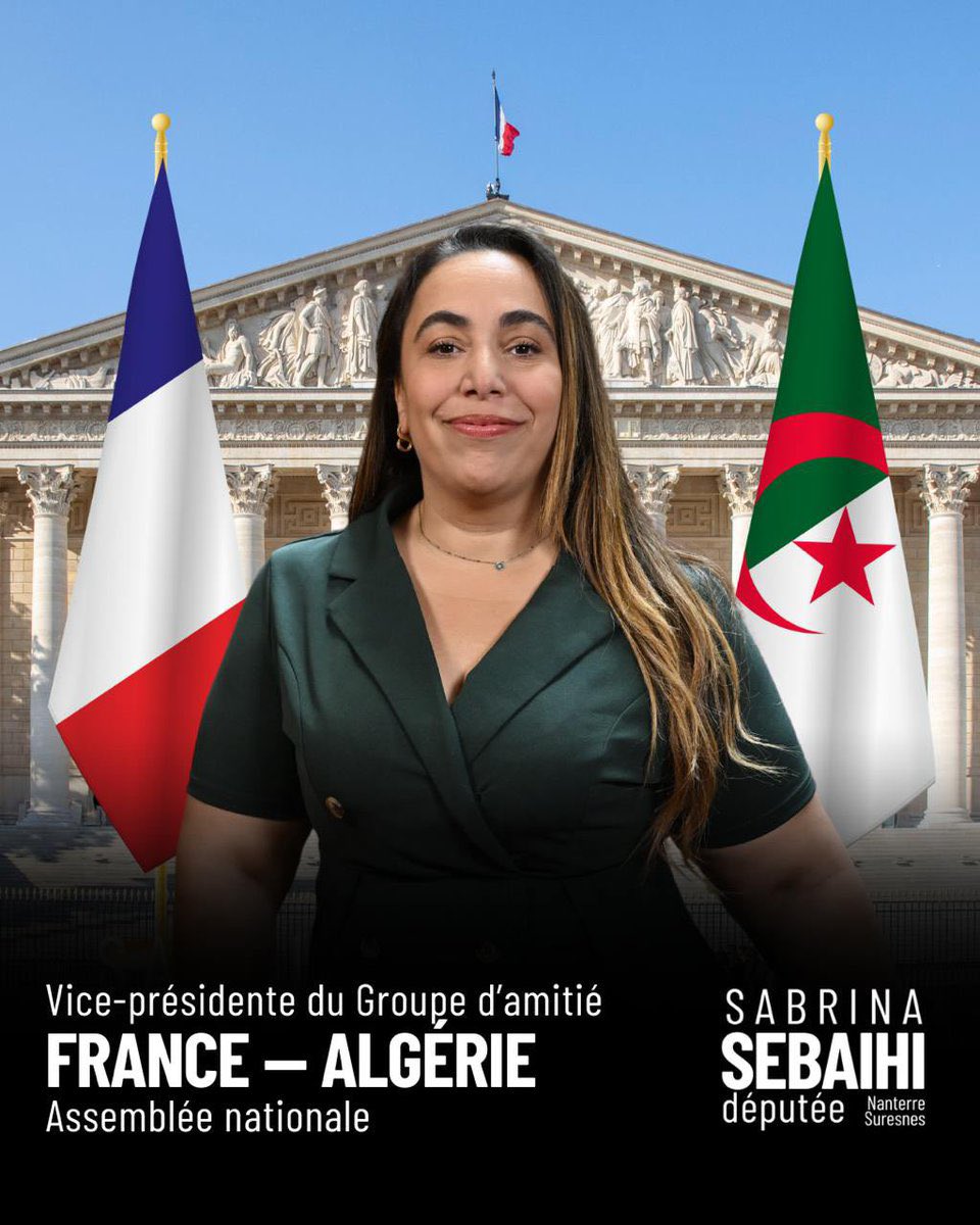 La députée EELV Sabrina Sebaihi, réputée proche du régime algérien, a ...